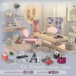 Go Trendy Beauty Clutter 💍 - The Sims 4 Build / Buy - CurseForge