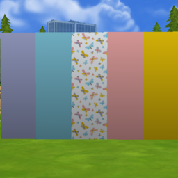 Drawn Butterflies Wallpaper - The Sims 4 Build / Buy - CurseForge