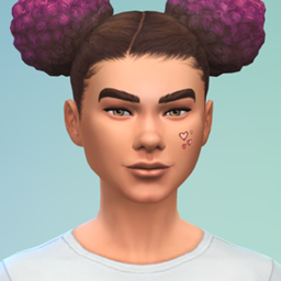 Face tattoo multiple hearts colored - The Sims 4 Create a Sim - CurseForge