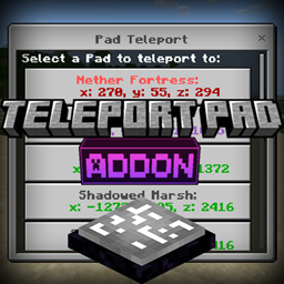 Teleport Pads Addon - Minecraft Bedrock Addons - CurseForge