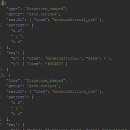 JSON Recipe Manager - Minecraft Mods - CurseForge