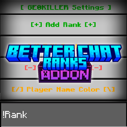 Better Chat Ranks Addon - Files - Minecraft Bedrock Addons - CurseForge