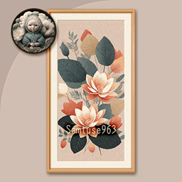HQ Nostalgic Flower Long Painting #1 Sellable Extra D Samtuse963 - The Sims 4 Build / Buy ...