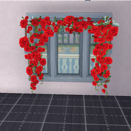 Rose Vine Window Treatments - The Sims 4 Build / Buy - CurseForge