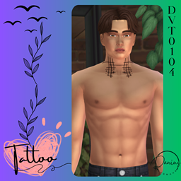 Tattoo DVT0104 - Basegame compatible - Files - The Sims 4 Create a Sim ...