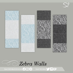 Zebra Walls 🦓 - Gallery - The Sims 4 Build / Buy - CurseForge