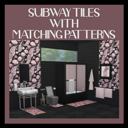 Install Subway Tiles with Matching Patterns - The Sims 4 Mods - CurseForge