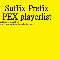Suffix-Prefix Pex PlayerList - Minecraft Bukkit Plugins - CurseForge
