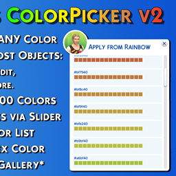 Carl's ColorPicker | Chinese Translation - The Sims 4 Translations - CurseForge