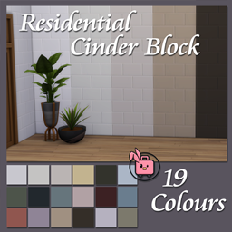 Residential Cinder Block - The Sims 4 Build / Buy - CurseForge