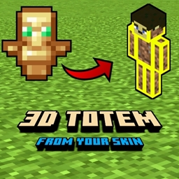 Custom 3D Totem With Player Skin (RP) - File - Minecraft Bedrock Texture Packs - CurseForge