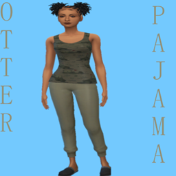 Otter Pajamas Set - Files - The Sims 4 Create a Sim - CurseForge
