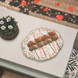 Shiba Dango+desserts plate🍡 - Files - The Sims 4 Build / Buy - CurseForge