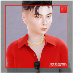 Children's Chain Link and Rope Necklace - The Sims 4 Create a Sim ...