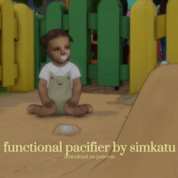 Functional Pacifier by Simkatu | Chinese Translation - The Sims 4 Mods ...