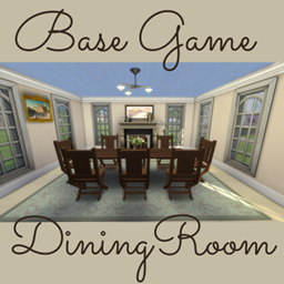 Base Game Dining Room - The Sims 4 Rooms / Lots - CurseForge