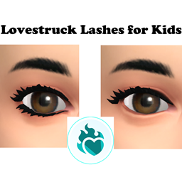 Lovestruck Kids Eyelashes - The Sims 4 Create a Sim - CurseForge