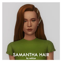 oakiyo - Samantha Hair - Gallery - The Sims 4 Create a Sim - CurseForge