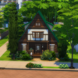 A-frame Basegame Starter Home - The Sims 4 Rooms / Lots - CurseForge