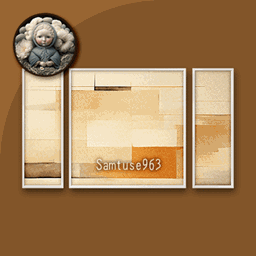 HQ Minimalist Geometric Triptych #1 Extra E Samtuse963 - Files - The Sims 4 Build / Buy - CurseForge