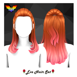Eva Hair Set - File - The Sims 4 Create a Sim - CurseForge
