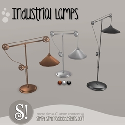 Warren Pulley Task - Industrial Lamps 💡 - The Sims 4 Build / Buy ...