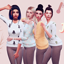 Winter Jumper - The Sims 4 Create a Sim - CurseForge