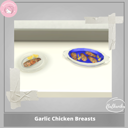 Garlic Chicken Breasts - The Sims 4 Mods - CurseForge