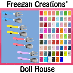 FC-DH-Kitchen-Oversized Spoon and Fork - The Sims 4 Build / Buy ...