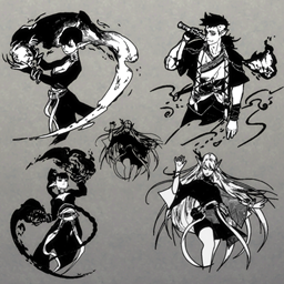 Wall decals - Anime style - 02 - Gallery - The Sims 4 Build / Buy ...