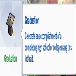 Graduation Lots Trait By KiaraSims4Mods Spanish Translation - Gallery ...