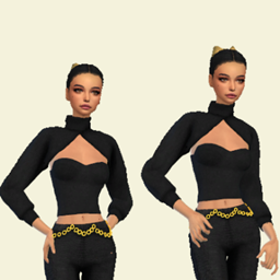 RAVE'NCLASSY 2 PIECES TOP - The Sims 4 Create a Sim - CurseForge