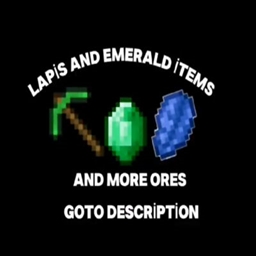 Lapis,Emerald And Red Emerald İtems - Minecraft Mods - CurseForge