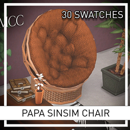 [SINSIMCC] Functional Papasan Chair no Footrest - The Sims 4 Build ...