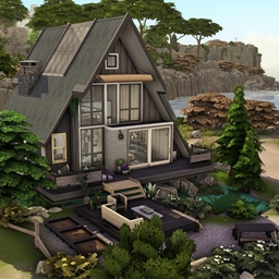 Cozy A Frame Cabin - Gallery - The Sims 4 Rooms / Lots - CurseForge