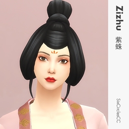 Download Chinese Hairstyle - Zizhu - The Sims 4 Mods - CurseForge