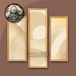 HQ Minimalist Abstract Triptych #1 Sellable Extra B Samtuse963 - The Sims 4 Build / Buy - CurseForge