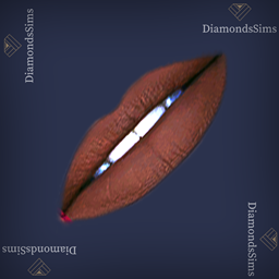 Teeth lipstick 5 by diamondssims - Dependencies - The Sims 4 Create a ...