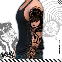 [VHSync] Junji Ito Horror Tattoo - The Sims 4 Create a Sim - CurseForge