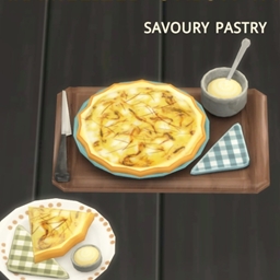 CARAMELIZED ONION CAKE by icemunmun Spanish translation - The Sims 4 ...