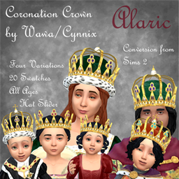Wawa Coronation Crown: Alaric - The Sims 4 Create a Sim - CurseForge