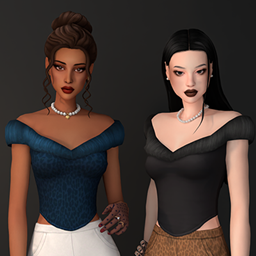 [The Mob Wife Collection] - Fur Top - The Sims 4 Create a Sim - CurseForge