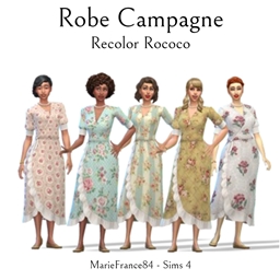 DressCottage//Recolor Rococo - The Sims 4 Create a Sim - CurseForge