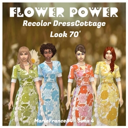 DressCottage//Recolor Look 70' - The Sims 4 Create a Sim - CurseForge