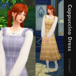 Download Cute Dress - Cappuccino - The Sims 4 Mods - CurseForge