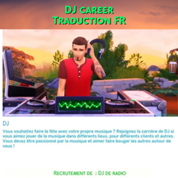 Mod DJ career par Kiara - Trad FR - The Sims 4 Translations - CurseForge