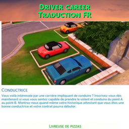 Mod Driver career par Kiara - Trad FR - File - The Sims 4 Translations ...
