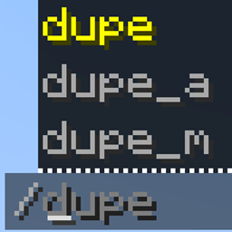 Dupe Commands - Minecraft Mods - CurseForge