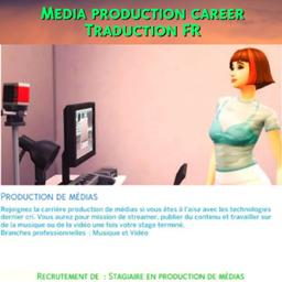 Mod Media Production career par Kiara - Trad FR - The Sims 4 ...