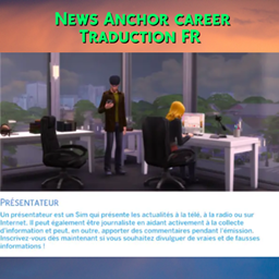 Mod News anchor career par Kiara - Trad FR - File - The Sims 4 ...